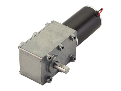 Worm gear DC motor 24VDC 0.82A 19rpm 2.7W - Transmotec