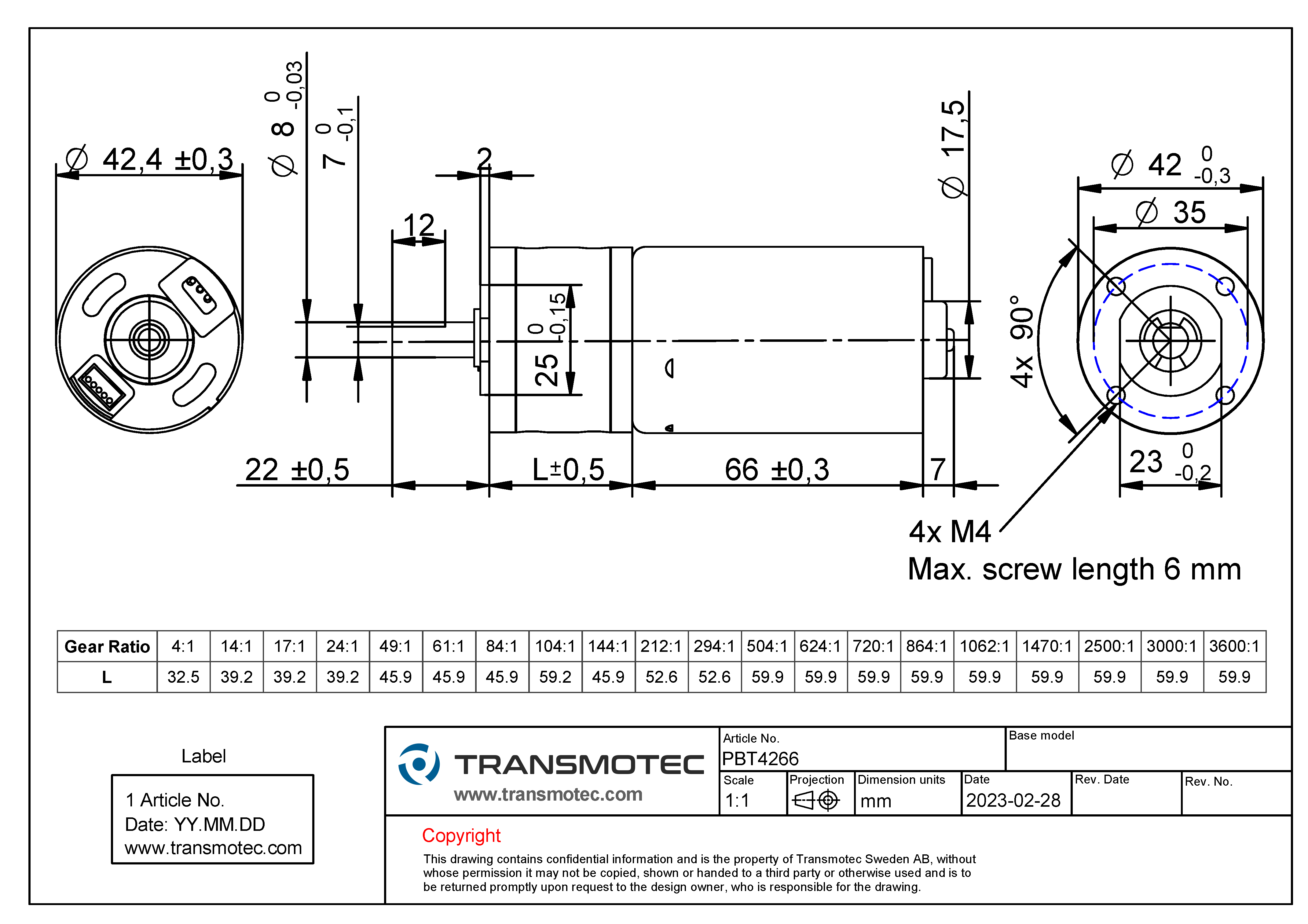 Brushless DC planetary gear motor PBT external driver 24V 2.6A 18rpm ...